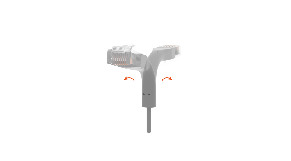 Patch Cord Dobrável Slim Cat.6A UTP PUR - barpa